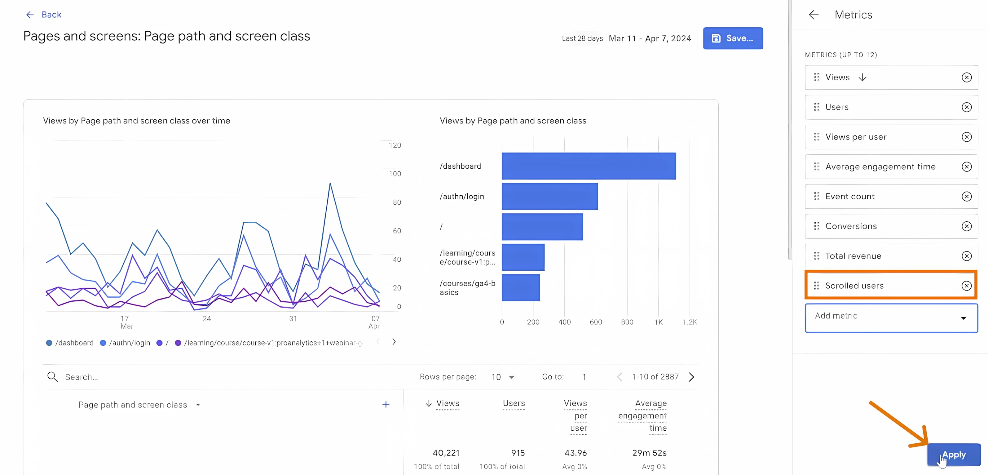 How to analyze page scrolling through GA4, setting Scroll Depth in ...